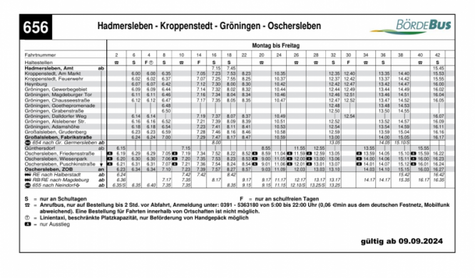 Busfahrplan